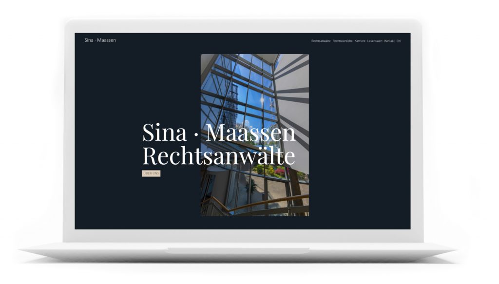 Sina · Maassen - Neue Website